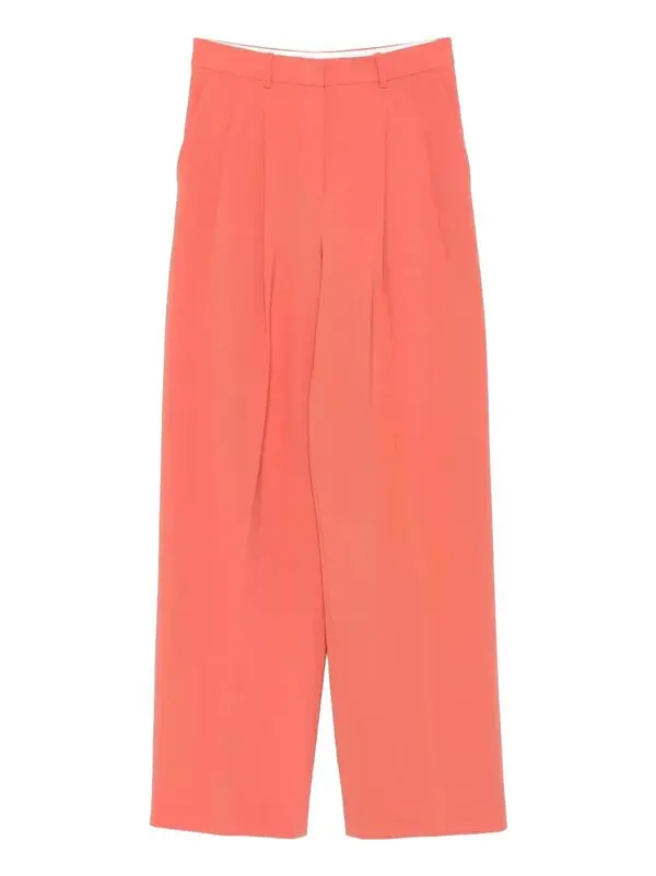Theory Double-pleat Trousers - Orange