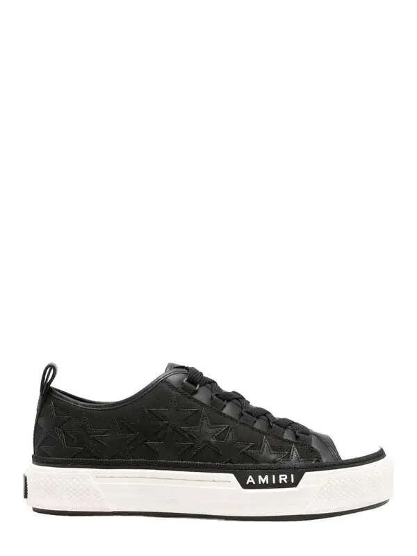 Amiri Stars Low Top Sneakers - Black