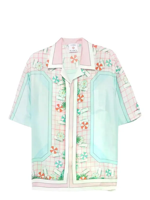 Casablanca Silk Shirt - Pink