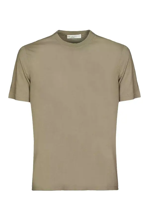 FILIPPO DE LAURENTIIS Cotton T-shirt - Neutrals