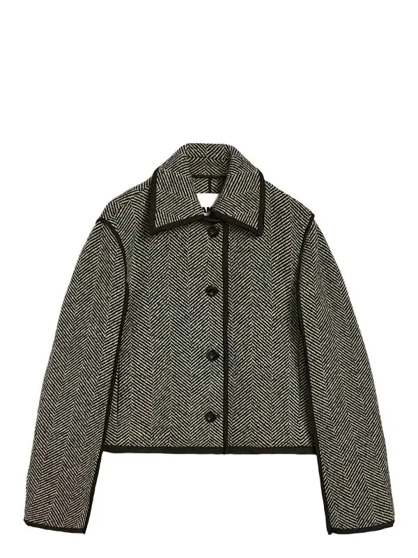 JIL SANDER Herringbone Jacket - Grey