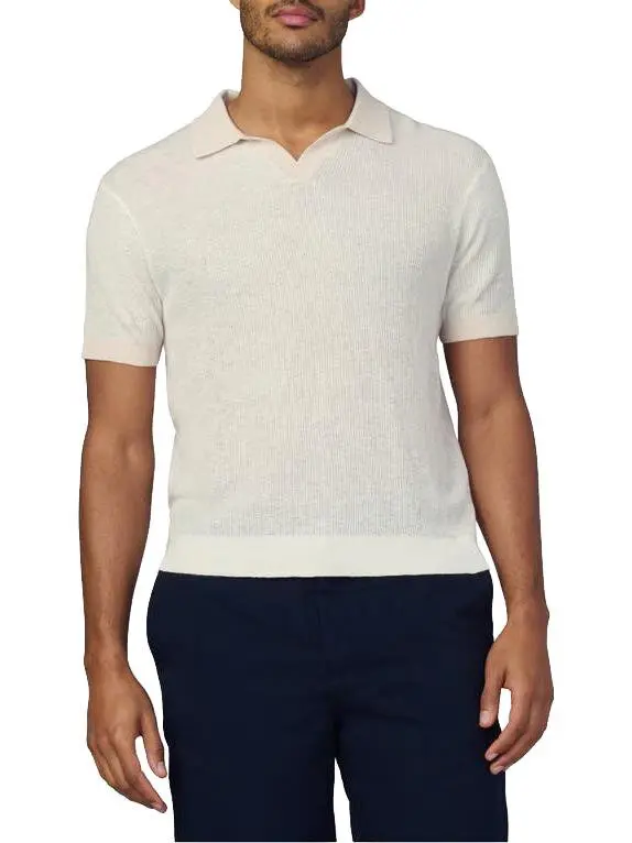 Joe's Jeans Club Cotton & Linen Polo - Papyrus