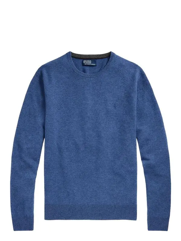 Ralph Lauren Wool Crew Neck Sweater - Blue