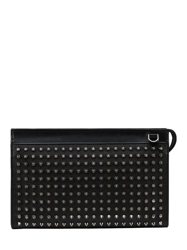 CHRISTIAN LOUBOUTIN Funky Mini Leather Cross-body Bag - Black