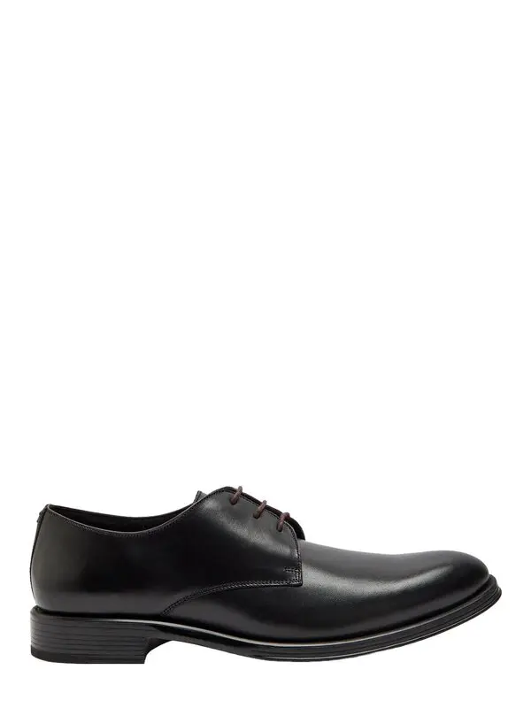 Paul Smith George Leather Derby Shoes - Black