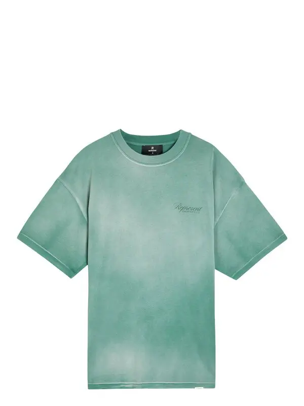 REPRESENT Owners' Club Printed Cotton T-shirt - Green