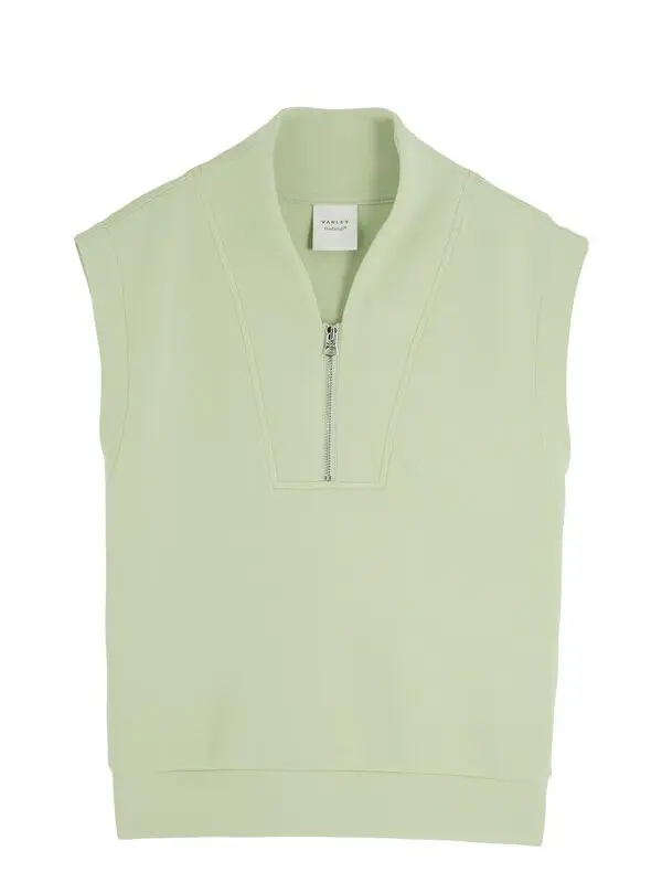 Varley Loretta Half-zip Top - Sage
