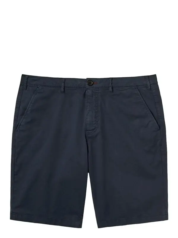 Paul Smith Stretch-cotton Chino Shorts - Navy