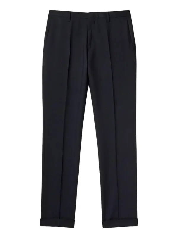 Paul Smith Woven Tailored Trousers - Navy