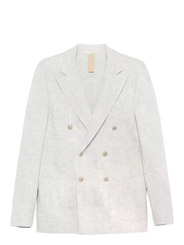 Eleventy Double-breasted Blazer - Grey
