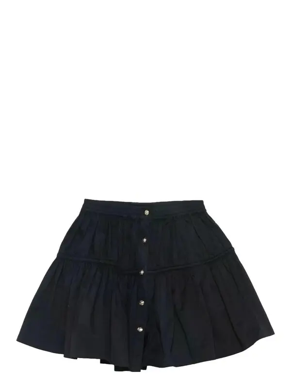 Maje Tiered Mini Skirt - Blue