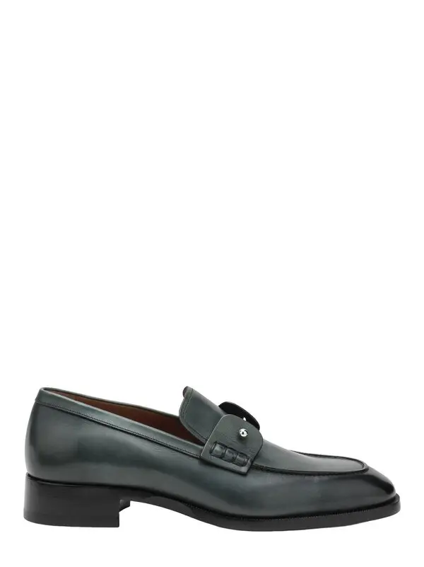 CHRISTIAN LOUBOUTIN Chambelimoc Loafer - Green