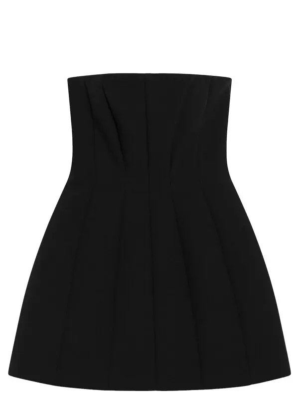 Max Mara Bustier Mini Dress - Black
