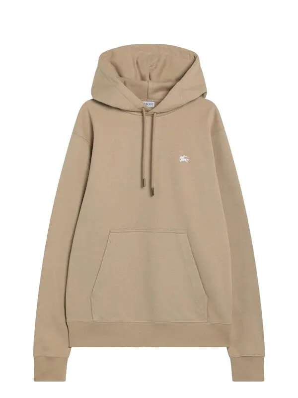 Burberry Cotton Hoodie - Brown