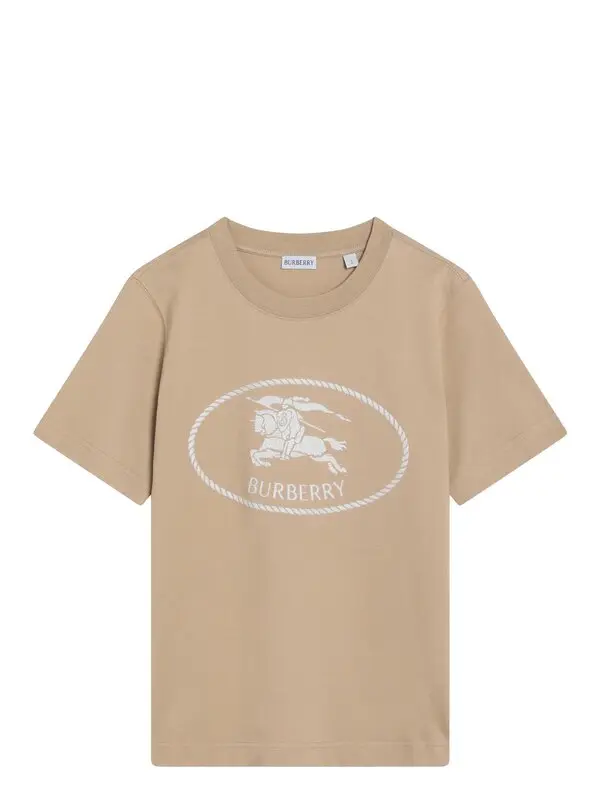 Burberry Equestrian Knight Design T-shirt - Brown