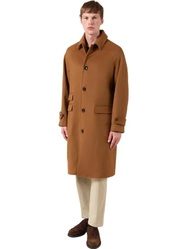 AUTORE Wool And Cashmere Windsor Coat - Bruciato