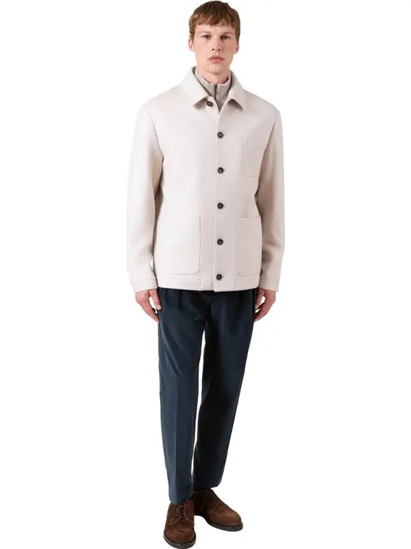 AUTORE Overshirt Borg - Beige
