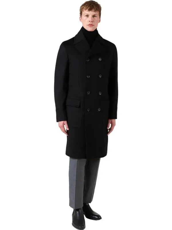 AUTORE Nicholson Wool Coat - Nero