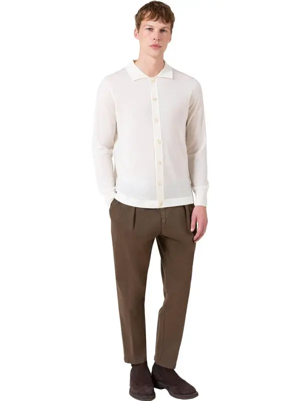 AUTORE Brando Cotton Pants - Cacao