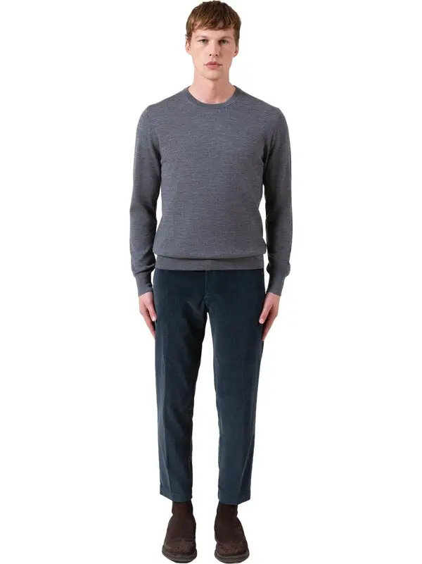 AUTORE Velvet Newman Pants - Blu