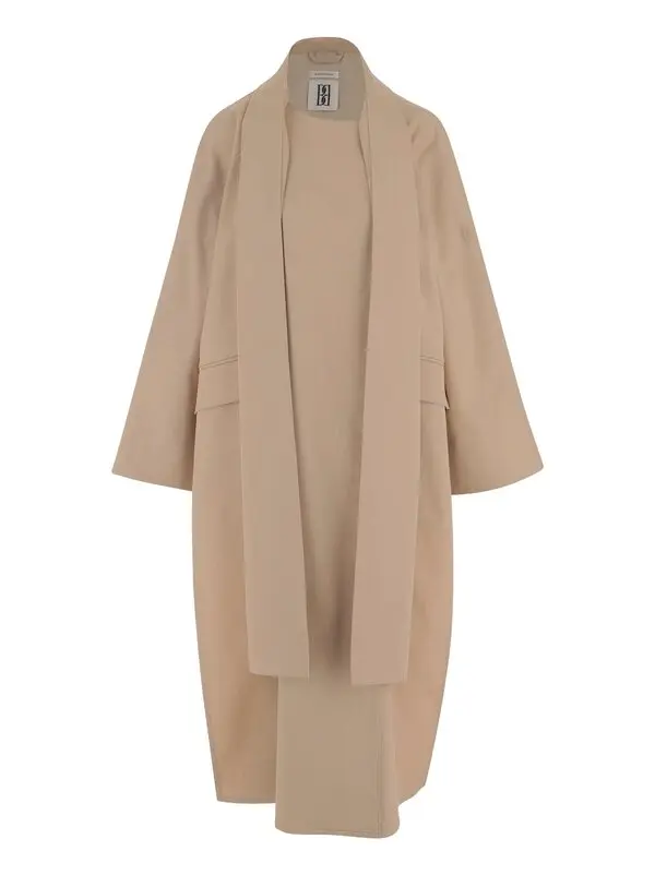 BY MALENE BIRGER Campaign Trench Coat In Stretch Cotton - Beige