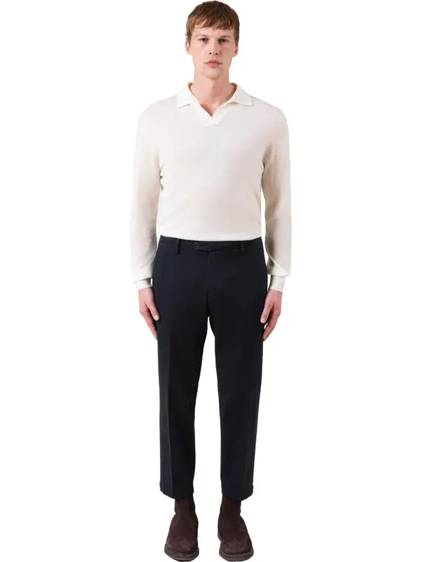 AUTORE Newman Cotton Pants - Blu