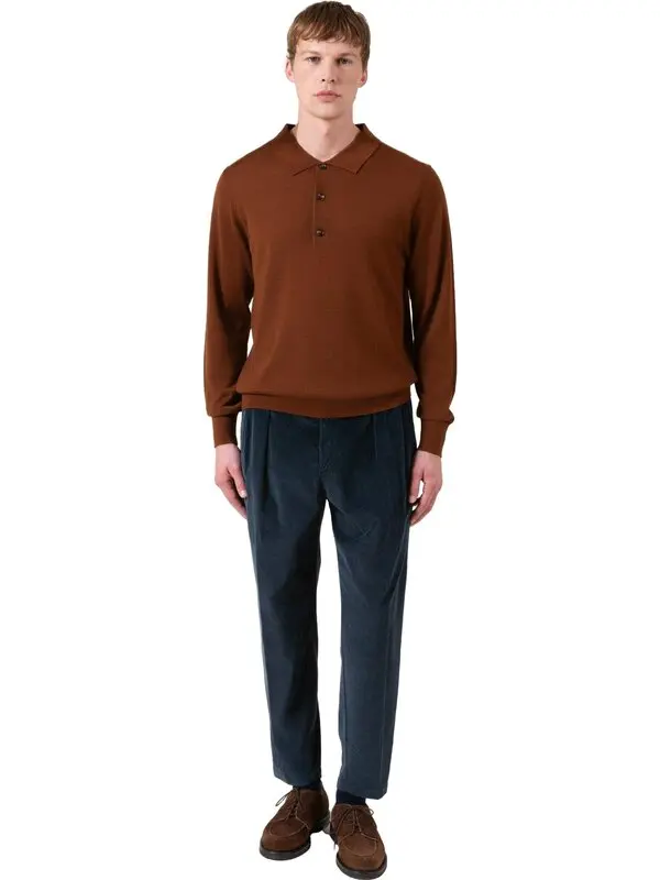 AUTORE Brando Velvet Trousers - Blu