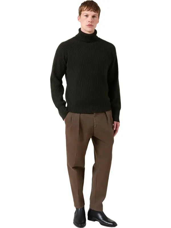 AUTORE Gregory Turtleneck Sweater - Verde Scuro