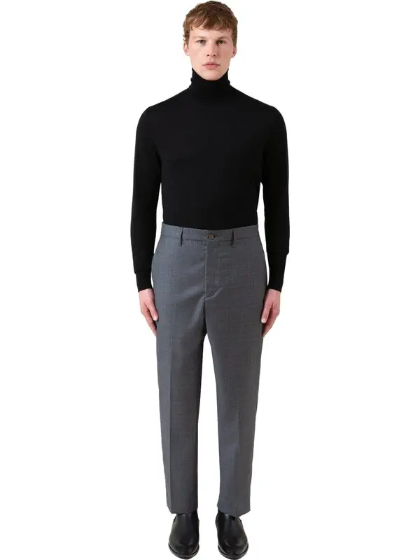 AUTORE Cooper Merino Wool Turtleneck - Nero