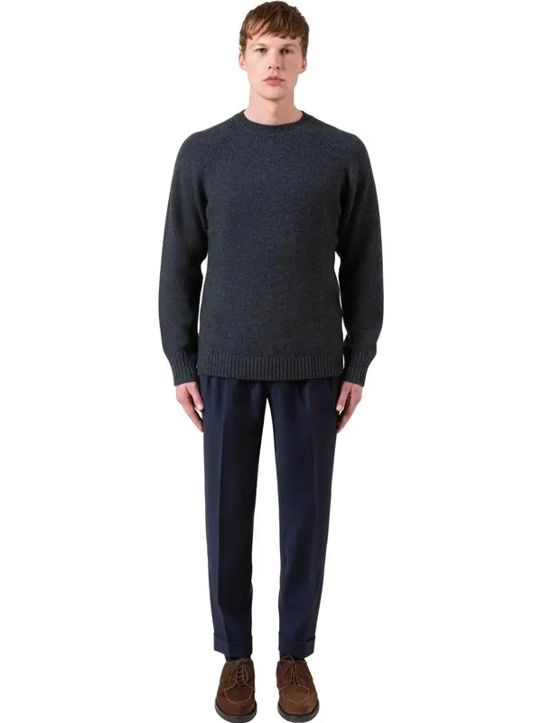 AUTORE Gable Wool And Cashmere Knit Sweater - Grigio