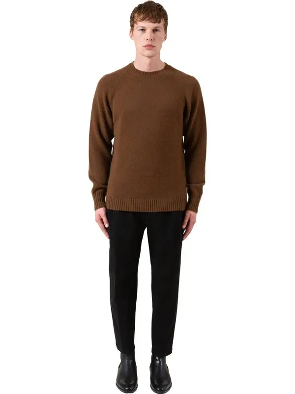 AUTORE Gable Wool And Cashmere Knit - Marrone