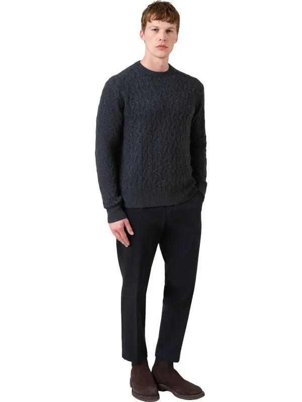 AUTORE Wool And Cashmere Fonda Sweater - Grigio