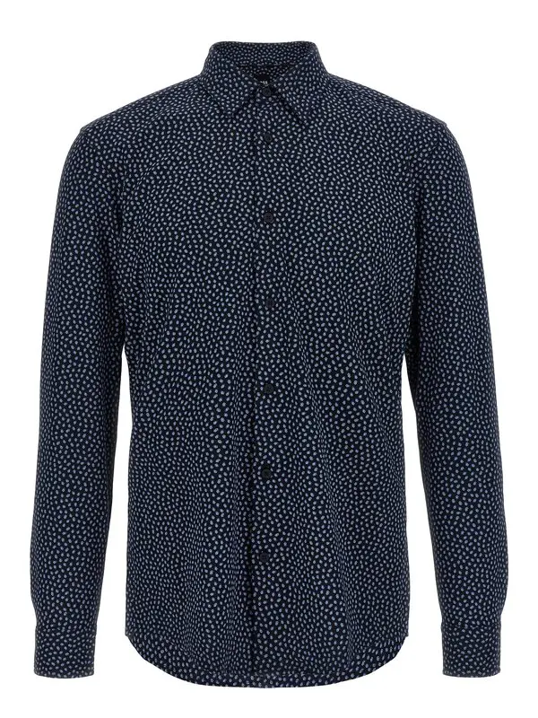 Hugo Boss Printed Roan' Shirt - Blue