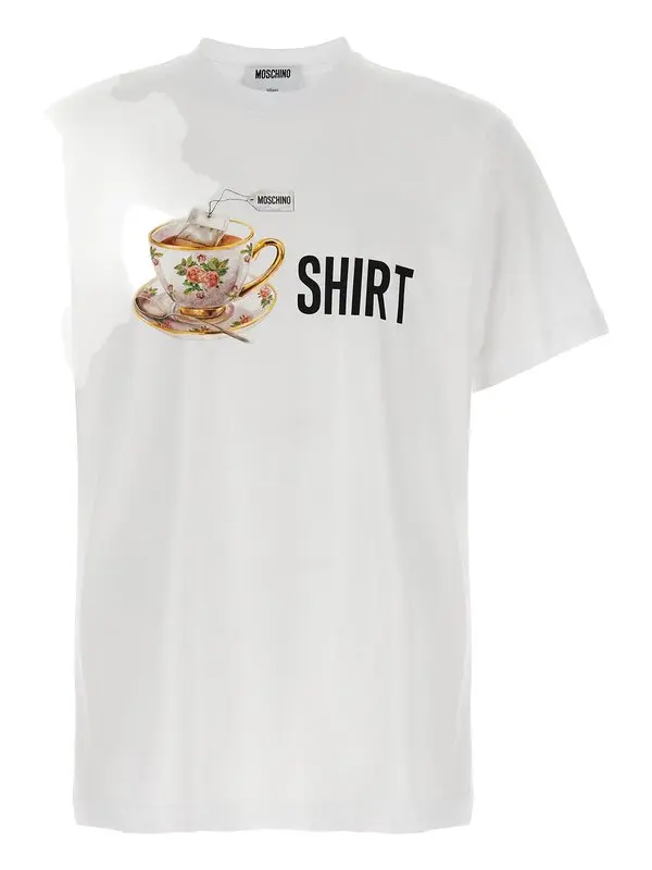 Moschino Printed T-shirt - White