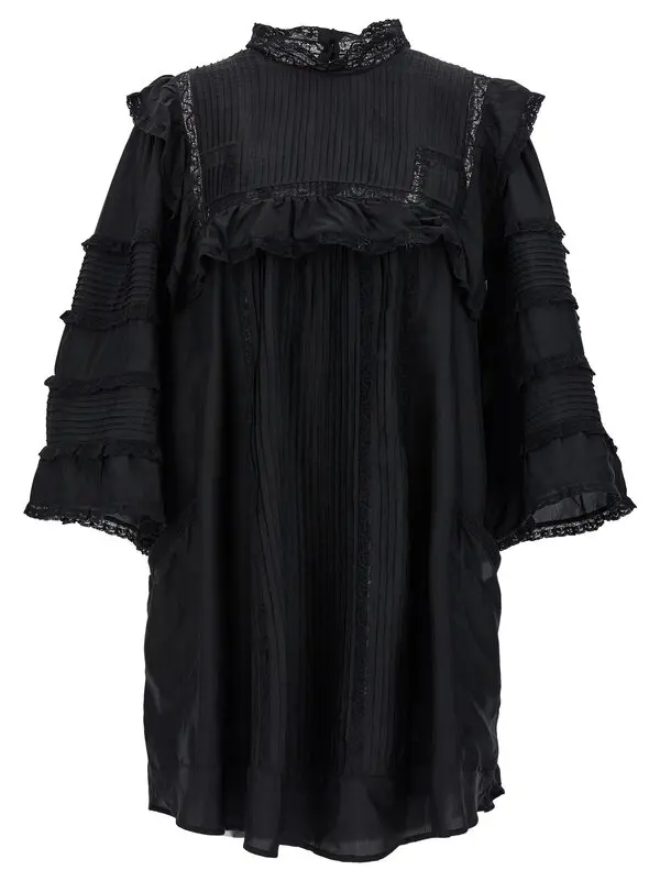 Isabel Marant Zakae Mini Dress - Black