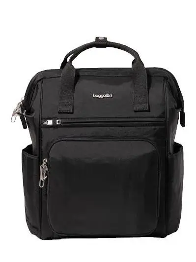 BAGGALLINI Securtex Anti-theft Windsor Backpack - Black