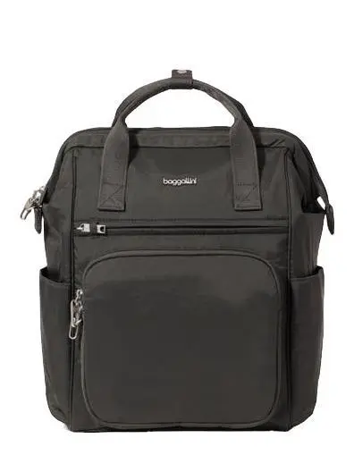 BAGGALLINI Securtex Anti-theft Windsor Backpack - Charcoal