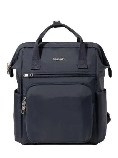 BAGGALLINI Securtex Anti-theft Windsor Backpack - French Navy