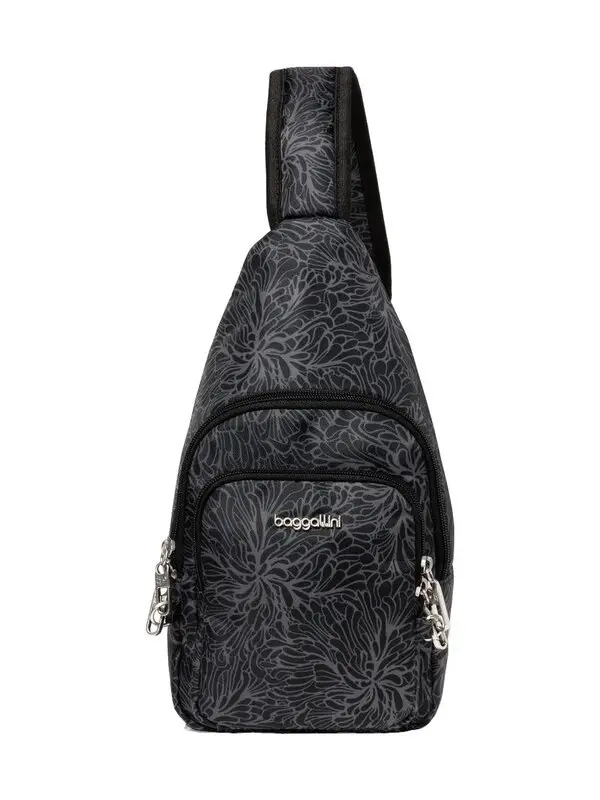 BAGGALLINI Securtex Anti-theft Daytripper Sling - Midnight Blossom Print