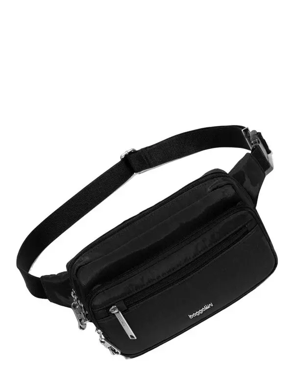BAGGALLINI Securtex Anti-theft Belt Bag Sling - Black