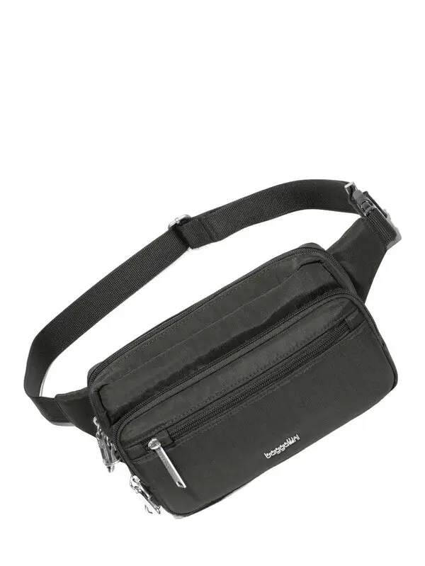 BAGGALLINI Securtex Anti-theft Belt Bag Sling - Charcoal