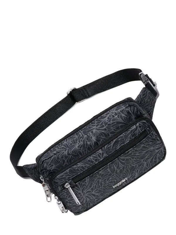 BAGGALLINI Securtex Anti-theft Belt Bag Sling - Midnight Blossom