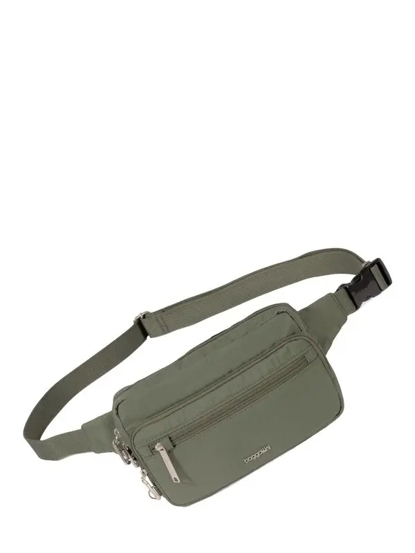 BAGGALLINI Securtex Anti-theft Belt Bag Sling - Thyme