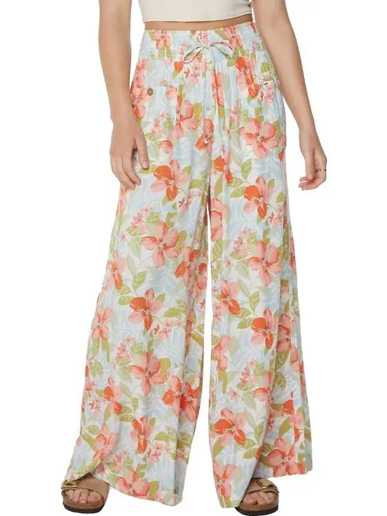 Roxy Sunset Daze Wide Leg Pants - Tigerlily Secret Beach Print