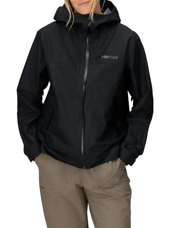 MARMOT Minimalist Pertex® Waterproof Hooded Jacket - Black