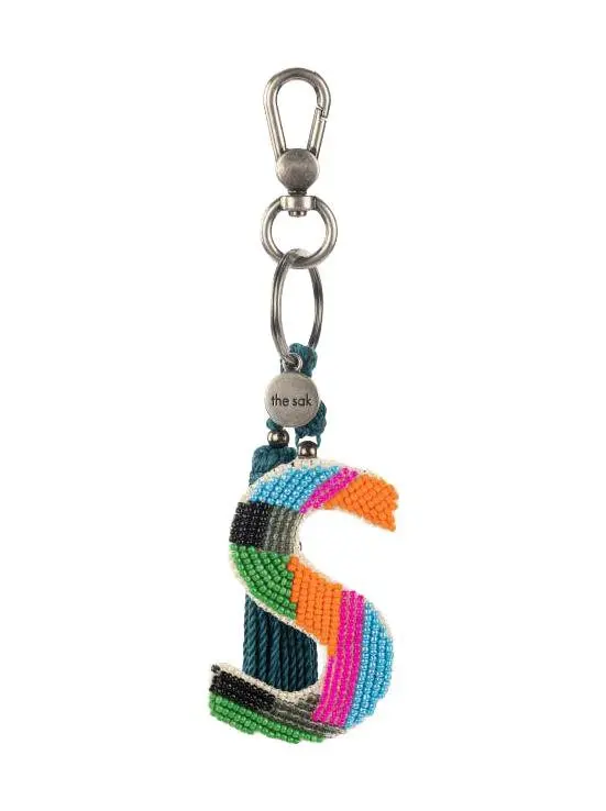 THE SAK Beaded Initial Charm - S