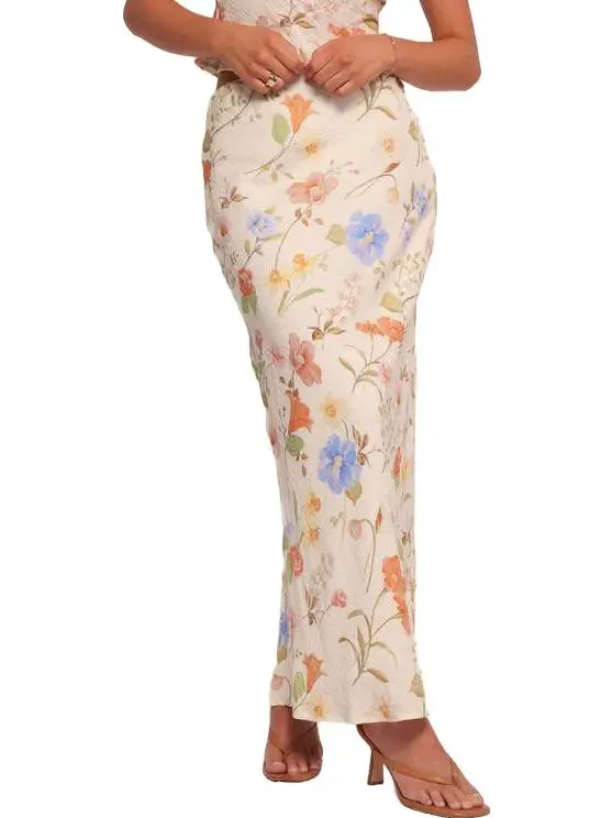 PETAL & PUP Print Crinkle Maxi Skirt - Floral