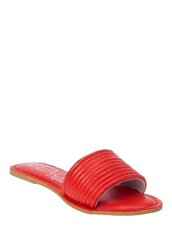 Matisse Troller Slide Sandal - Cherry Red