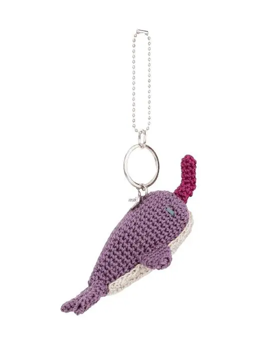 THE SAK Yarnicharmz Hand Crochet Dangleocean Animals - Narwhal