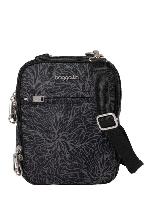 BAGGALLINI Securtex Anti-theft Mini Crossbody - Midnight Blossom